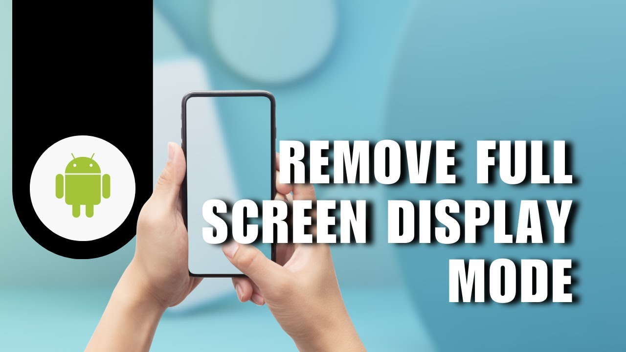 GUIDE: OPPO How To Remove Full Screen Display Mode | Full Guide - YouTube
