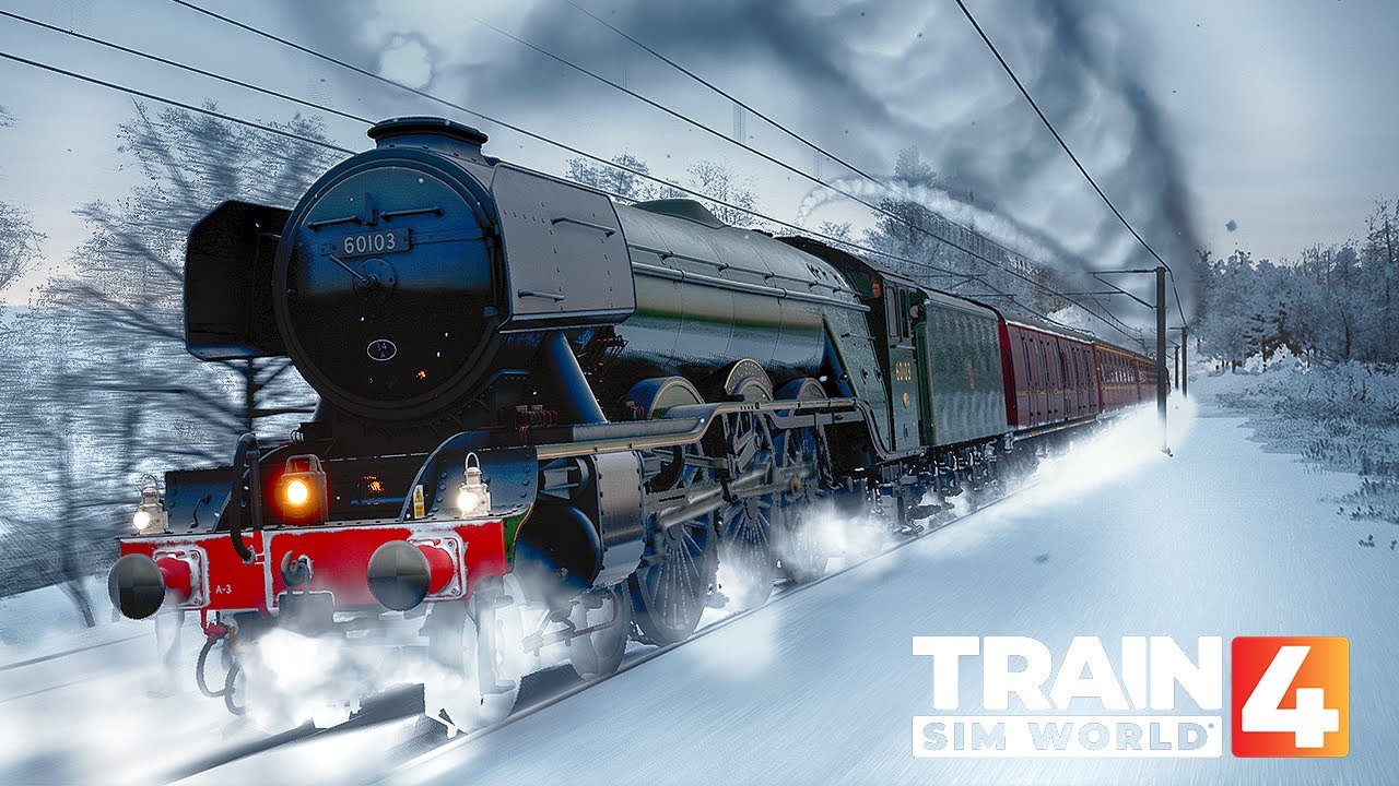 TRAIN SIM WORLD 4 // FLYING SCOTSMAN LONDON KINGS CROSS - YORK - YouTube