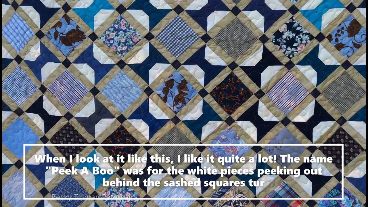Peek A Boo Quilt | Quilted Twins Blog - YouTube