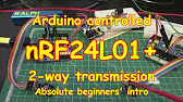 DIY Radio Controller - Arduino & NRF24 + amplified antenna - YouTube
