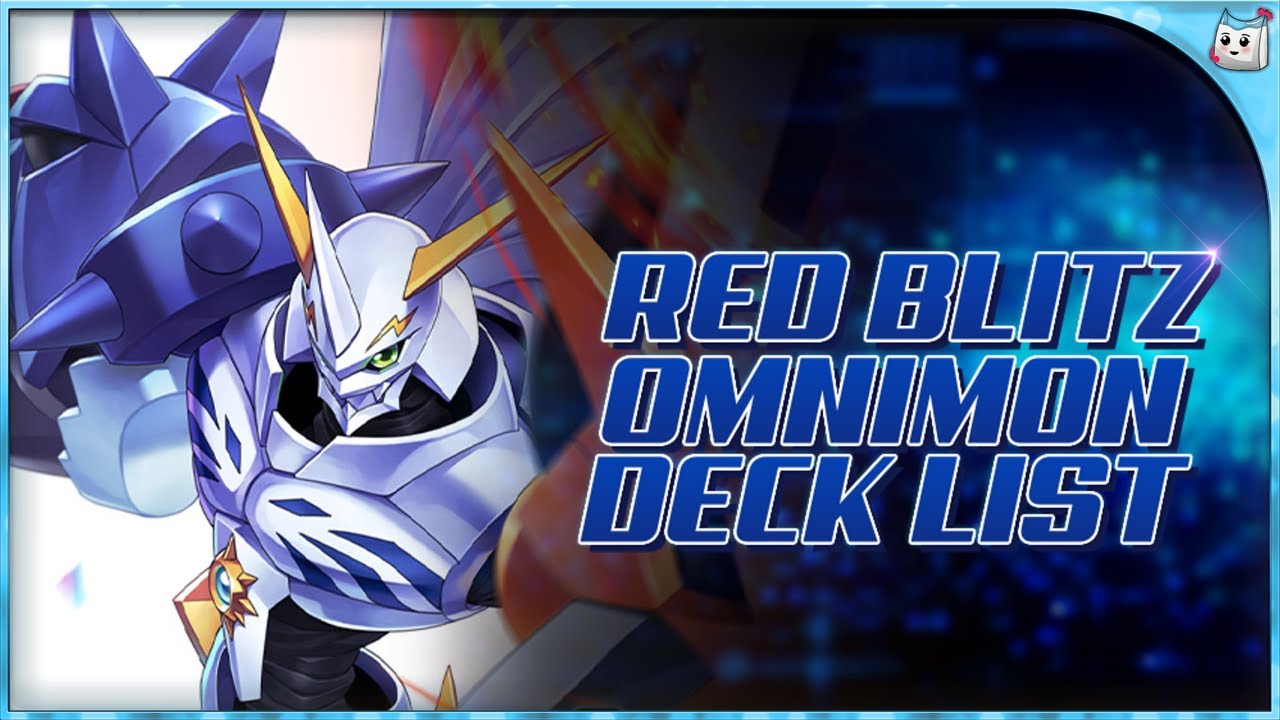 Red Agumon/Blitz Omnimon Deck! | Digimon Trading Card Game - YouTube