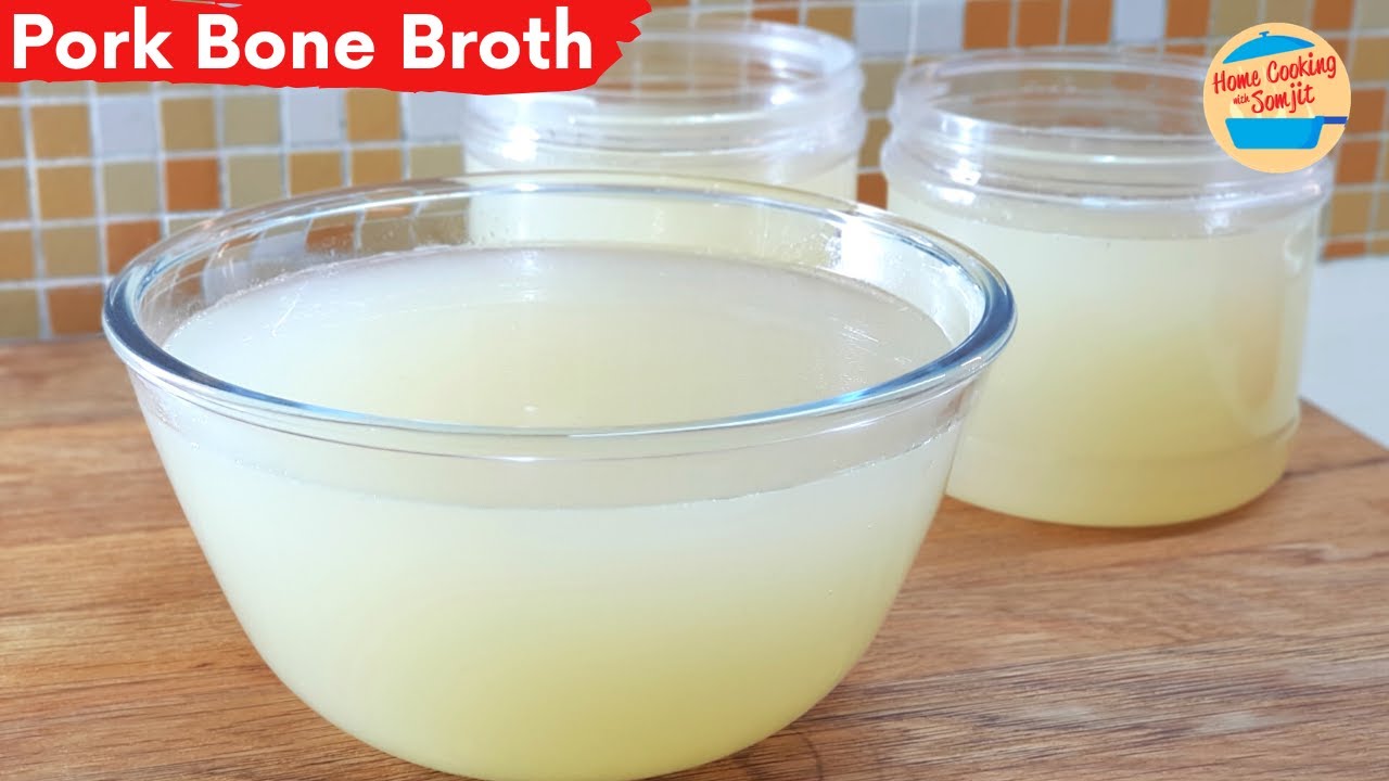 How to Make Simple & Clear Pork Bone Broth for Soups - YouTube