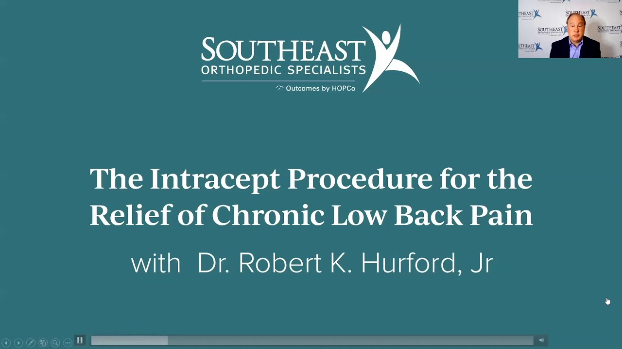 The Intracept Procedure for the Relief of Chronic Low Back Pain - With ...