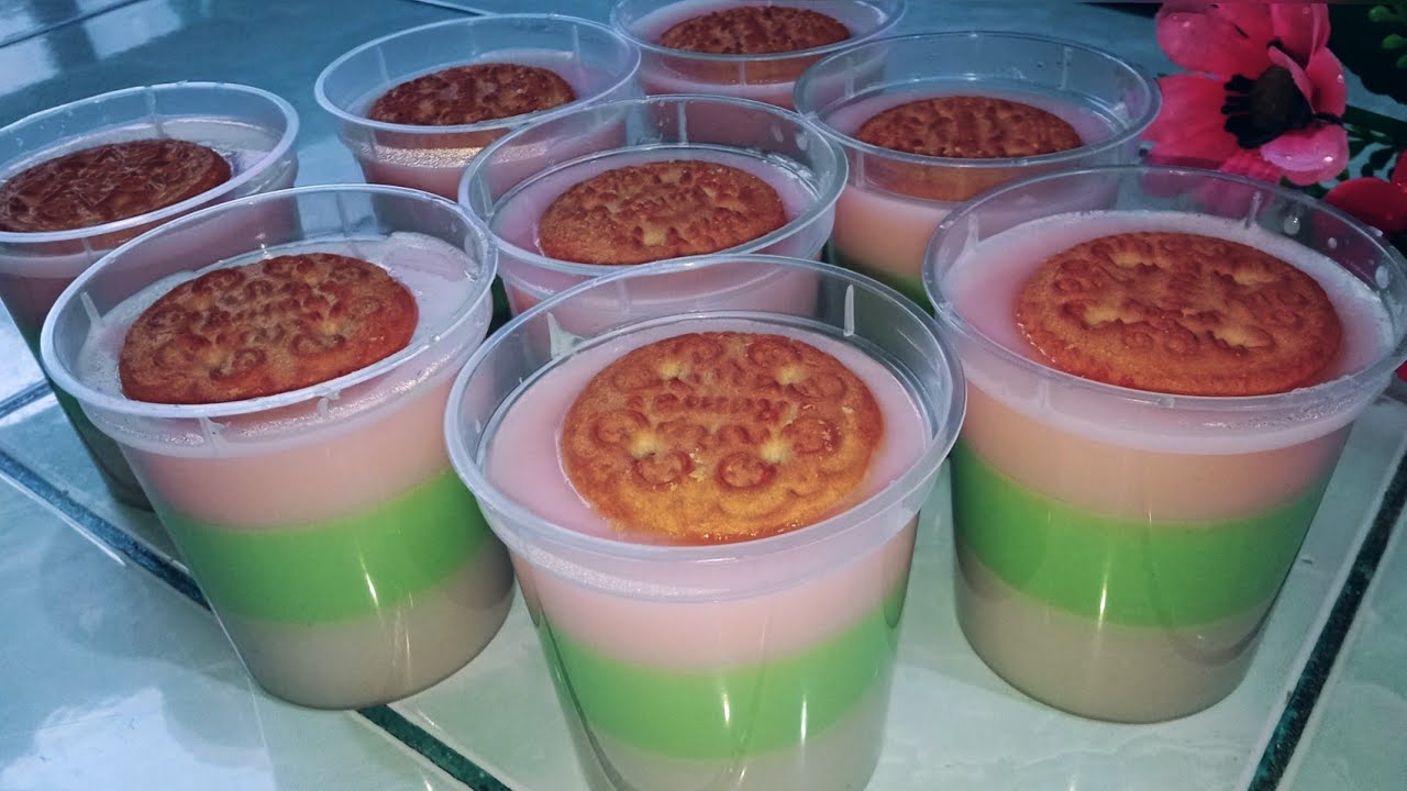 PUDING CUP SUPER SIMPEL || ENAK UNTUK BUKA PUASA @mamalifa - YouTube
