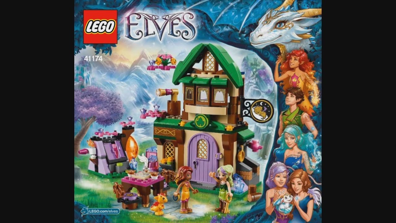 LEGO Elves 41174 The Starlight Inn - instruction timelapse - YouTube