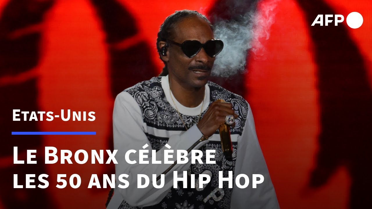 50 ans du hip-hop célébré dans le Bronx | AFP - YouTube