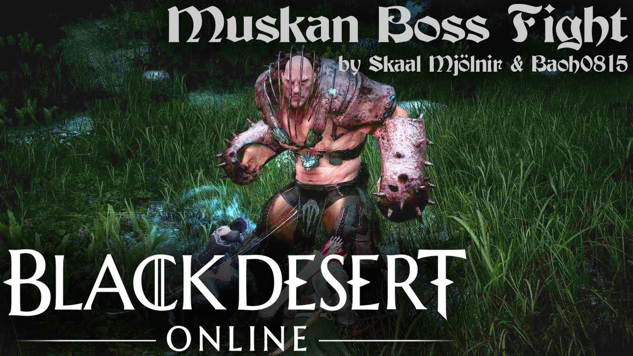 Black Desert Online - Muskan Boss Fight - YouTube