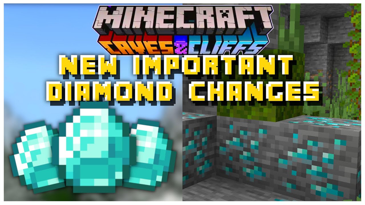 NEW EXCITING Diamond Changes Information Revealed | Minecraft 1.17 ...