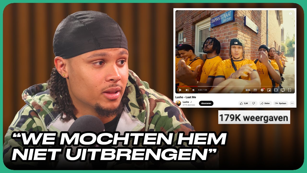 Lusho vertelt BIZAR verhaal over zijn HIT 'Laat me' - YouTube