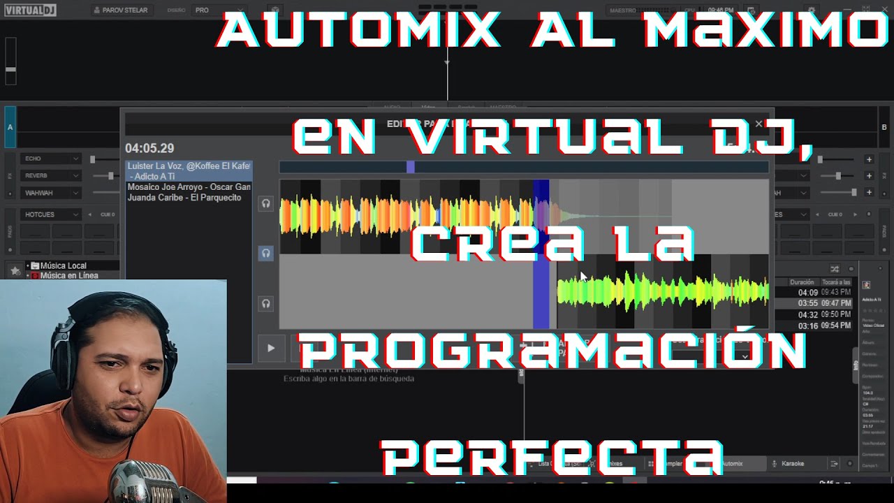Automix Al Maximo en Virtual Dj, Crea La Programación Perfecta - YouTube