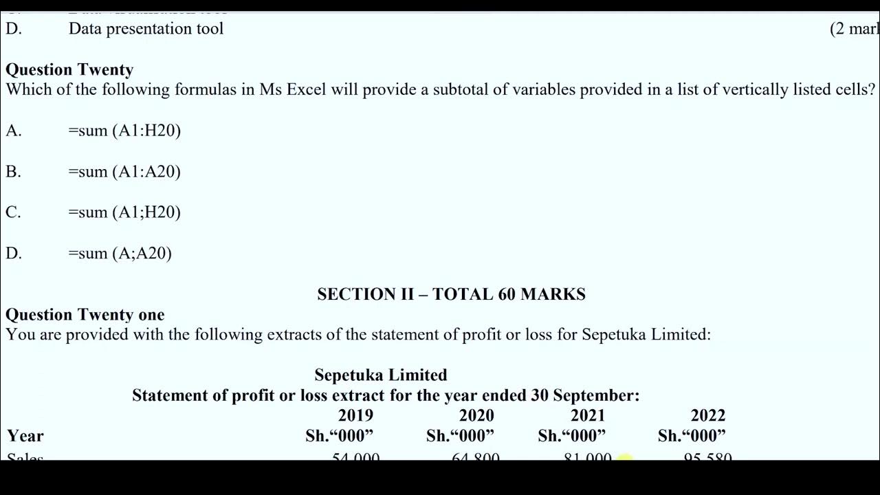 Business Data Analytics Microsoft Excel Formulars Youtube