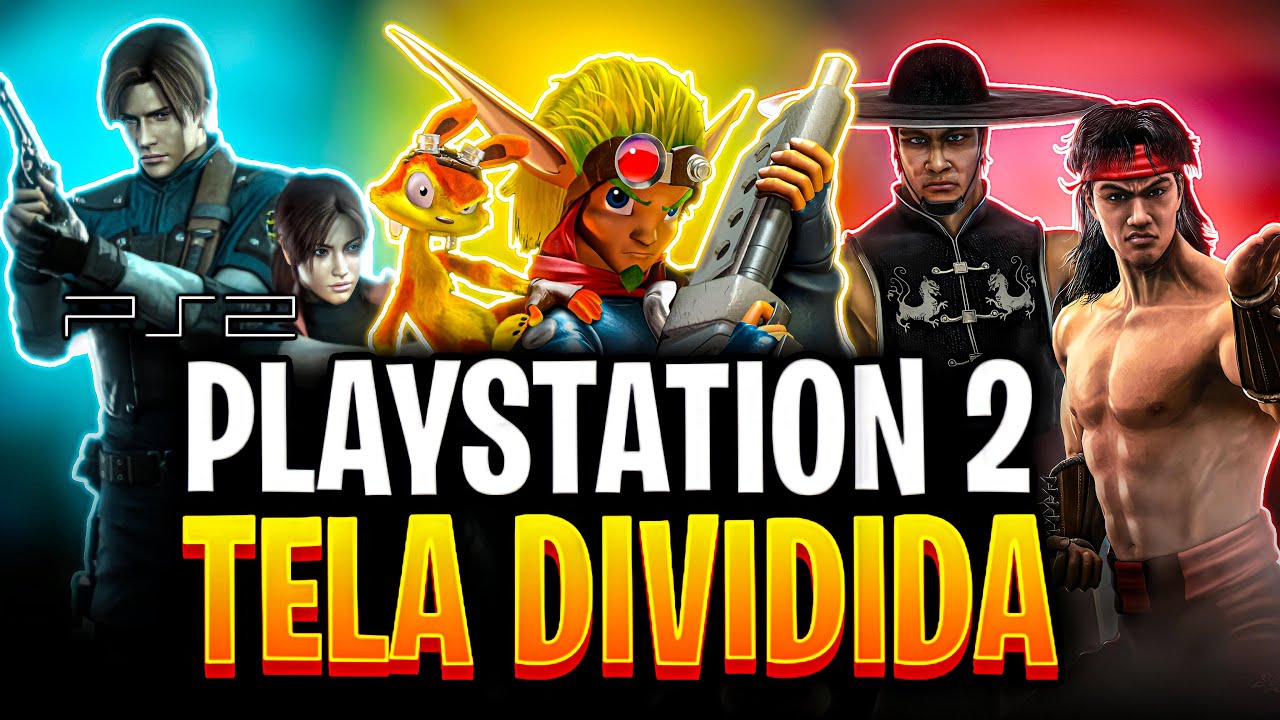 TOP 30 MELHORES JOGOS com TELA DIVIDIDA para PLAYSTATION 2 (Coop Local ...