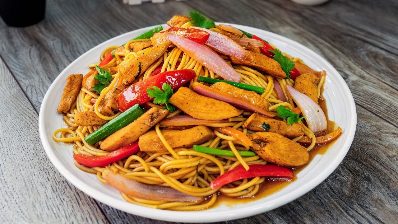 ASÍ SE PREPARA EL DELICIOSO TALLARÍN SALTADO DE POLLO | COMIDA PERUANA ...