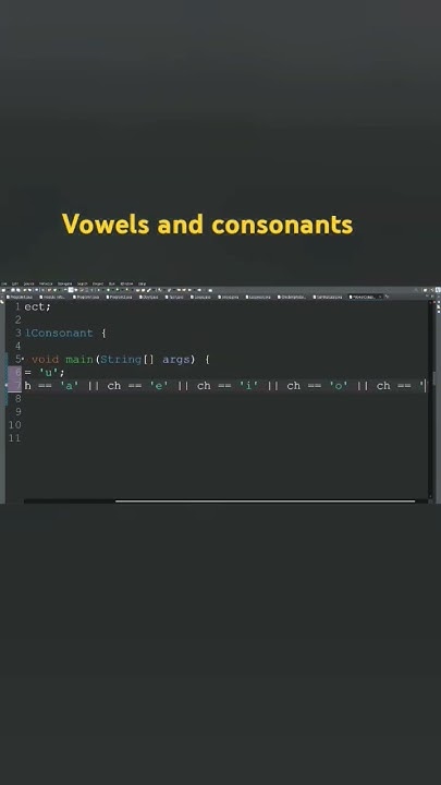 Write A Program To Print The Vowels And Consonants In Java Coding Java Programming 7606