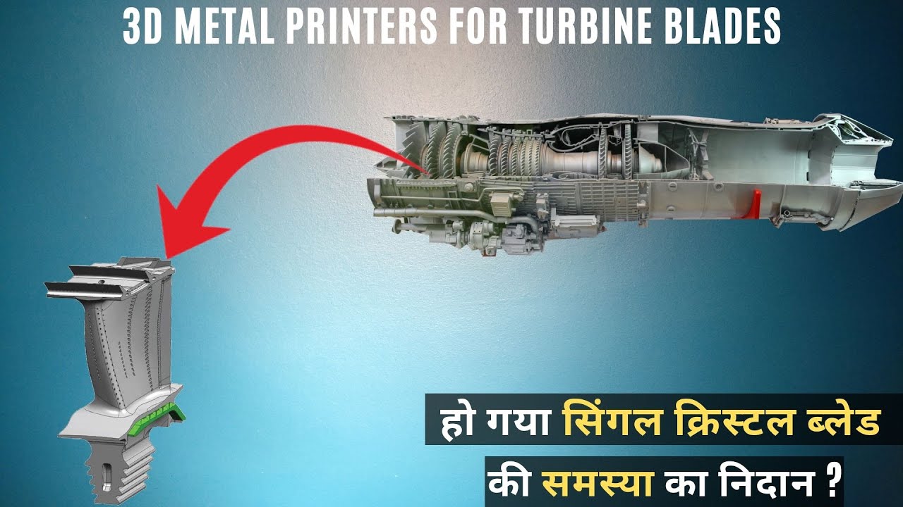 India's 3D Engine blade Printing Technique | Single crystal blade Issue ...