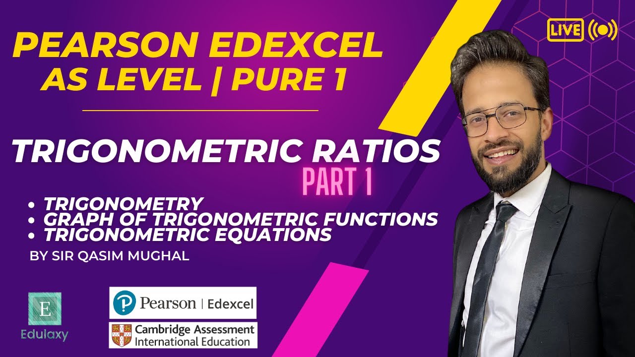 Edexcel AS Level || Pure Math 1 || Ch: 6 Trigonometric Ratios - Part 1 ...