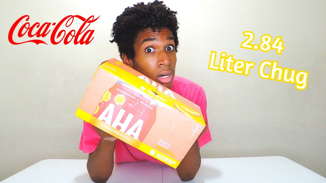 Drinking an ENTIRE 8PK of Coca Cola's Aha Sparkling Water **intense ...