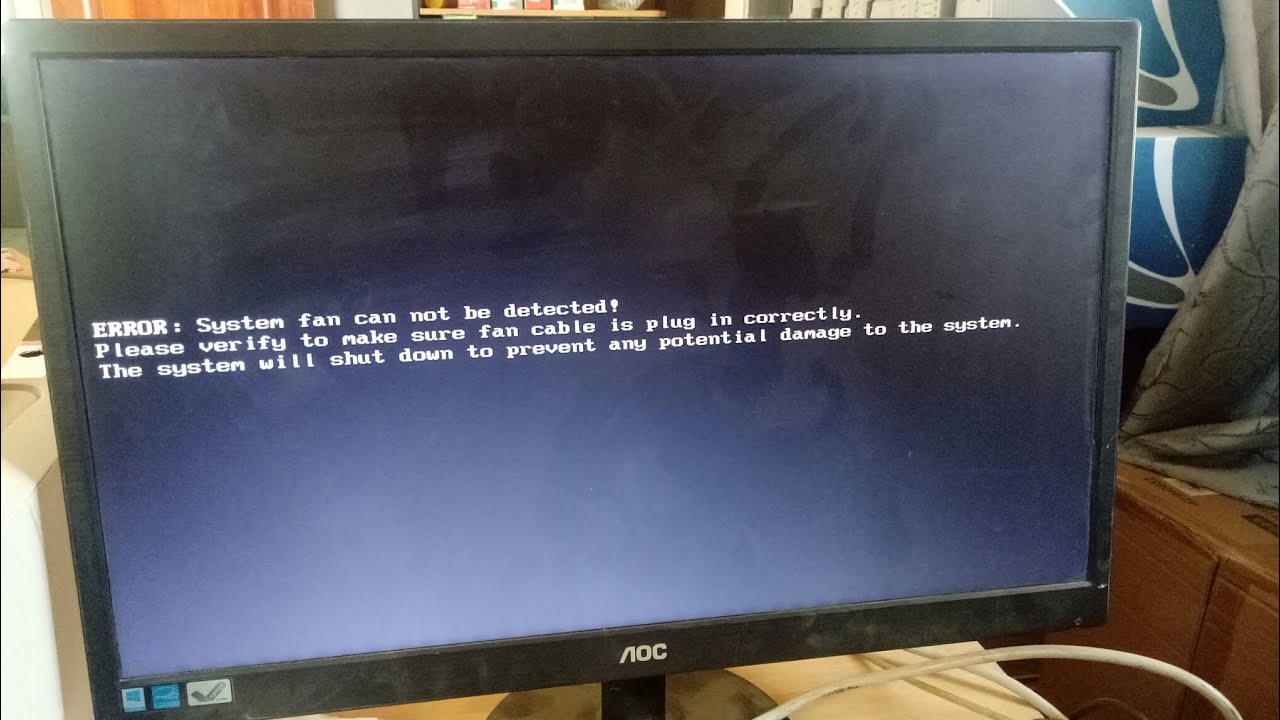 system fan cannot be detected - YouTube