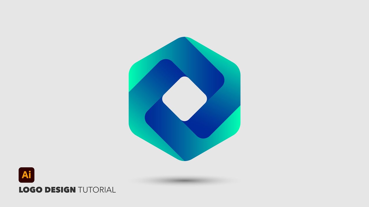 Hexagon logo Design Process in Adobe illustrator 2022 (A to Z) - YouTube