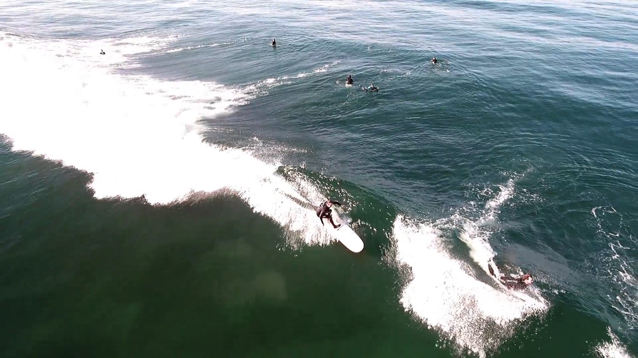 Surfing at Del Mar 15th St, California.. Fred & Friends - YouTube