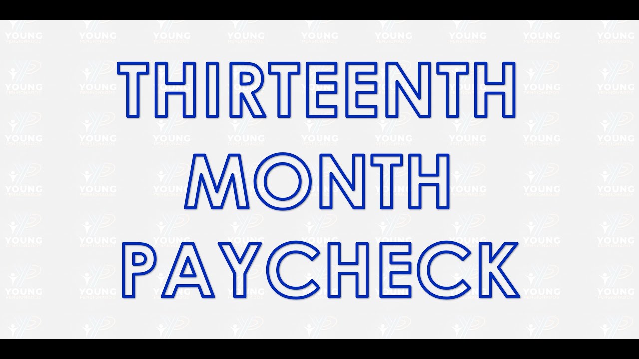 YP - 50 | 13th Month PayCheck - YouTube