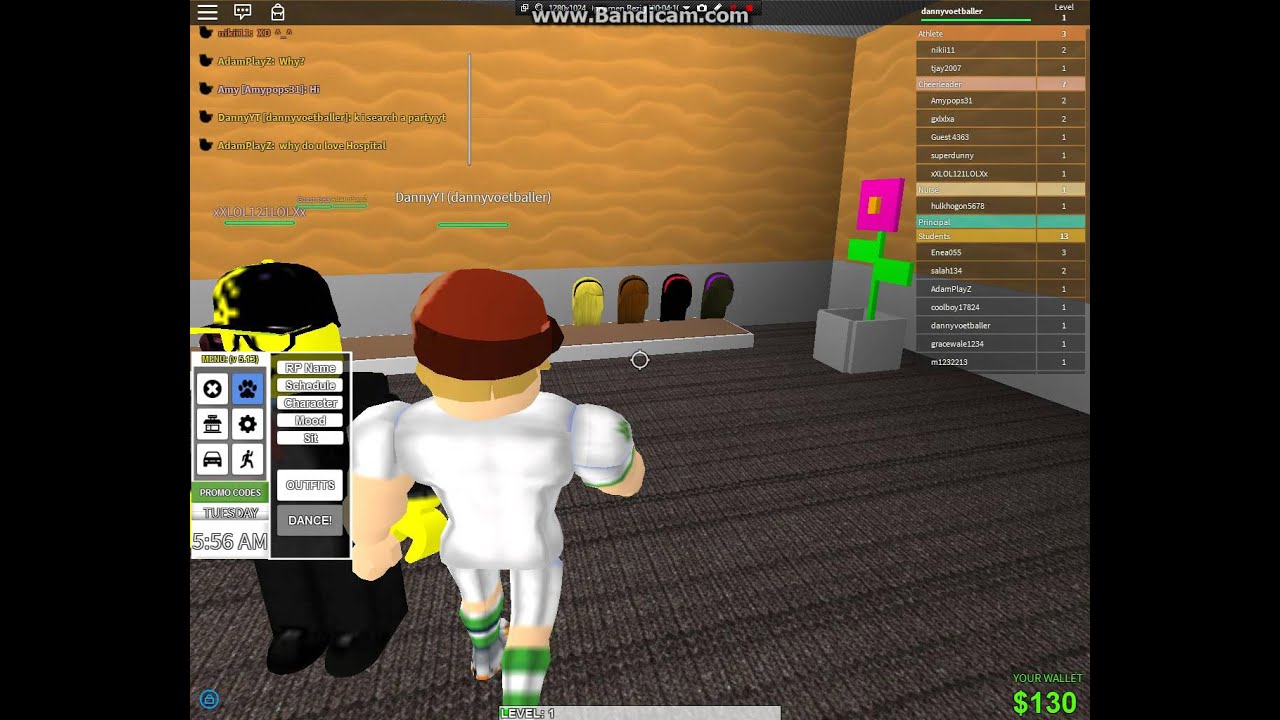 Danny plays: Roblox High School - YouTube