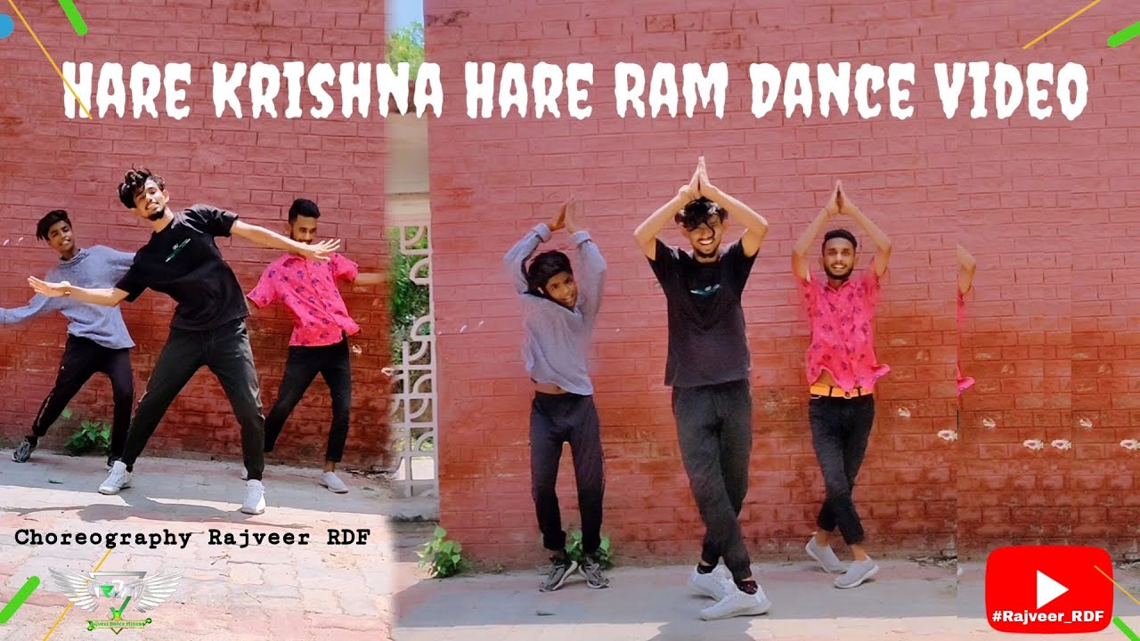 Hare Krishna Hare Ram Dance Video Choreography #Rajveer_RDF - YouTube