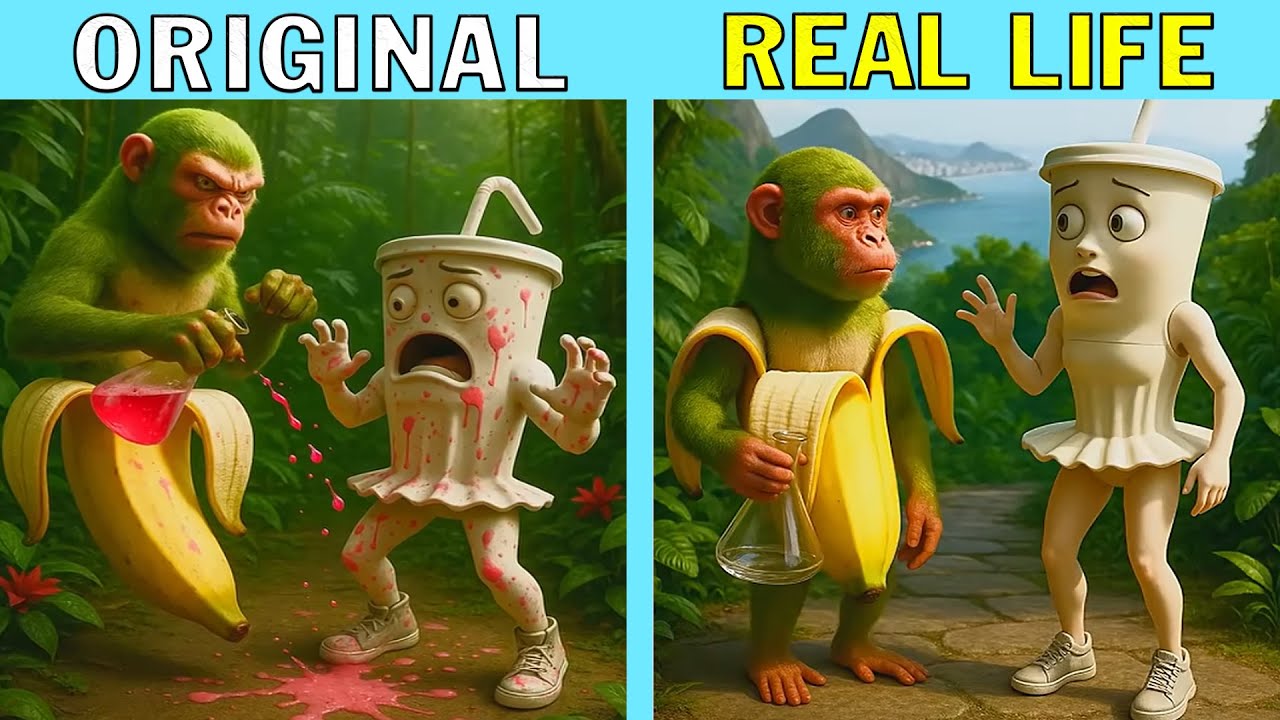 Brainrot memes | Love Transformation | Brainrot Original vs Real life ...
