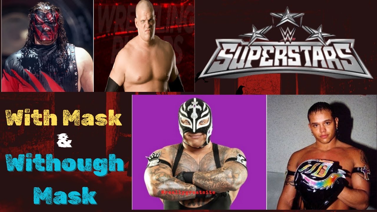 WWE Wrestlers With & Without Face Paint & Mask ! - YouTube