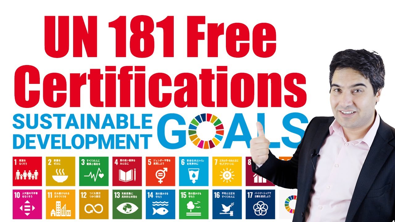UN 181 Free Courses and Certifications -Step-by-step guide. - YouTube