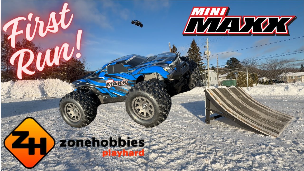 Traxxas Mini Maxx First Run - Fun & Durable! - YouTube