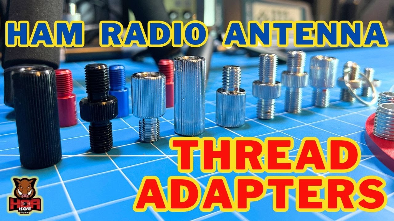Mix & Match Metric and Standard Thread Ham Radio Antennas and Portable ...