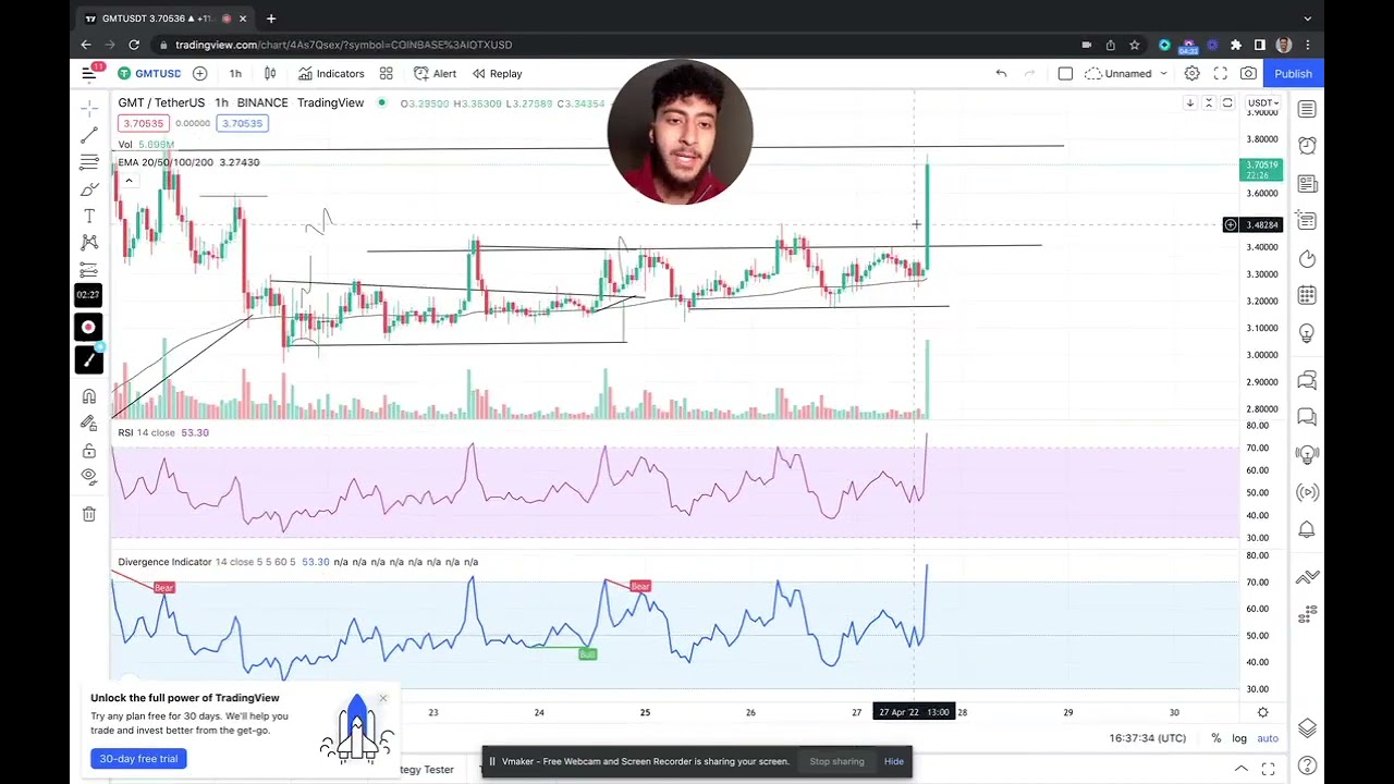 GREEN Metaverse token GMT crypto coin IS UP 10%! DO THIS NOW! Price ...