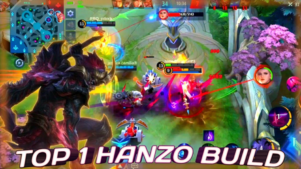 WTF moment MLBB HANZO | HANZO best build | Hanzo Gameplay MLBB | TOP 1 ...