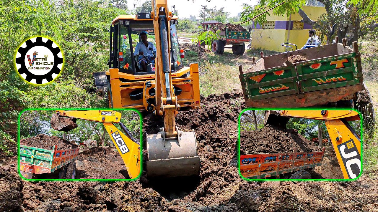 JCB | Vetri vehicle info .....#hitachi #farming #cat #farm #jcbmachines ...