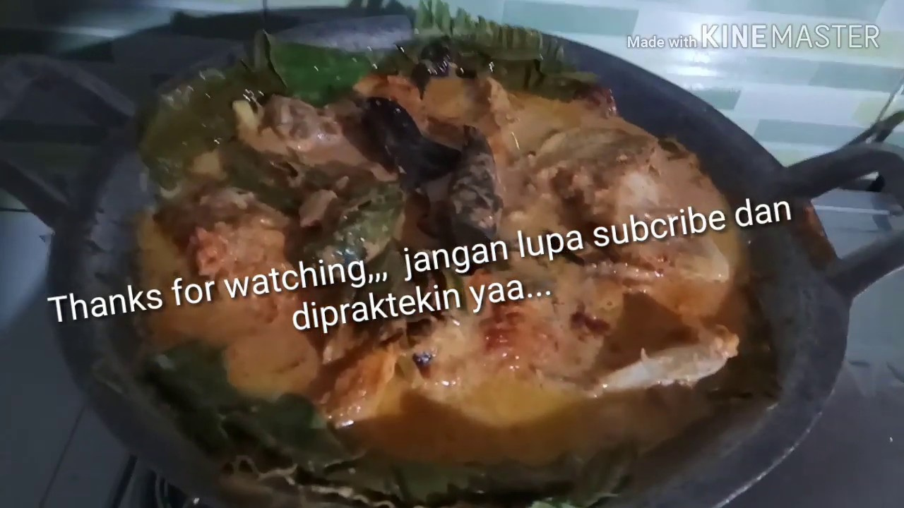 Pongek/pangek ikan rayo/mas khas minangkabau Sumatera Barat - YouTube