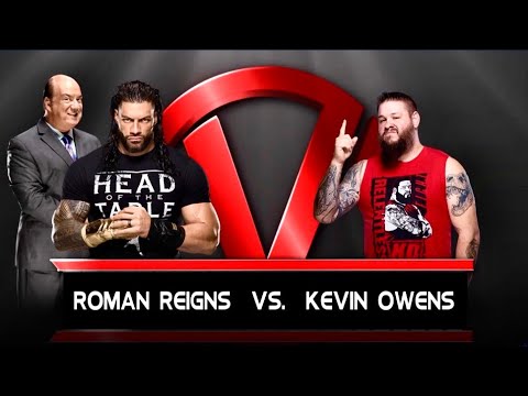 ROMAN REIGNS Vs KEVIN OWENS Rematch 2k23 Simulation Match - YouTube