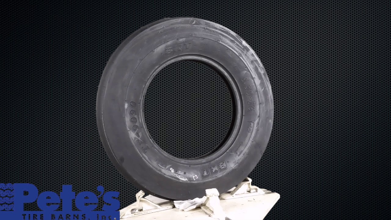 6.50-16 BKT TF-9090 F-2 Farm Tractor Tire (8 Ply) (TT) - YouTube