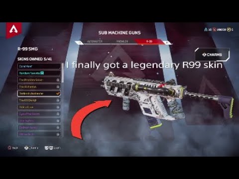 I finally got the R99 Outlands Avalanche skin - YouTube
