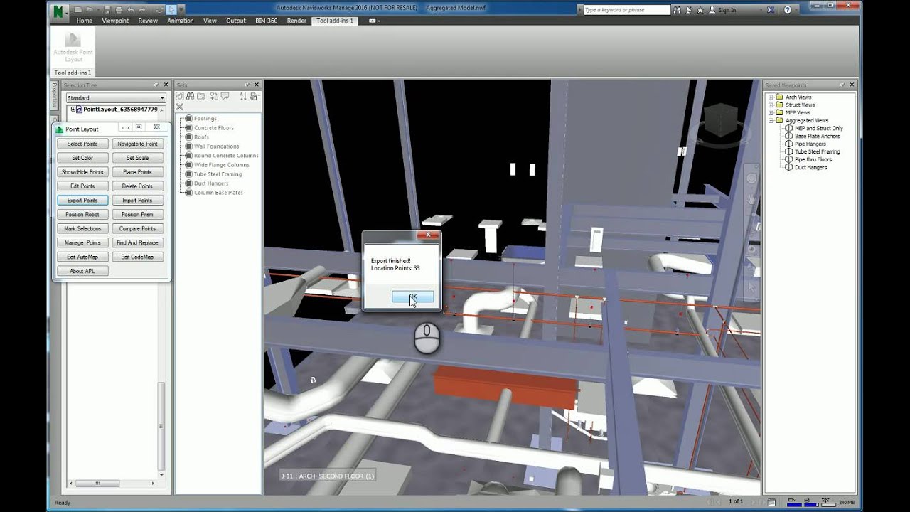 Autodesk Point Layout within Navisworks Manage 2 A How To Guide - YouTube