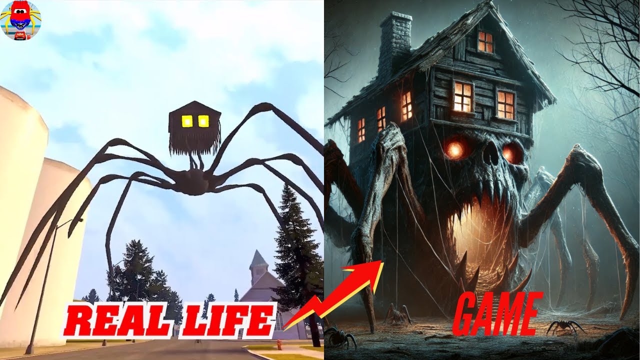 House Head Spider Monster In Real Life | All Eater Monster| Guess The ...