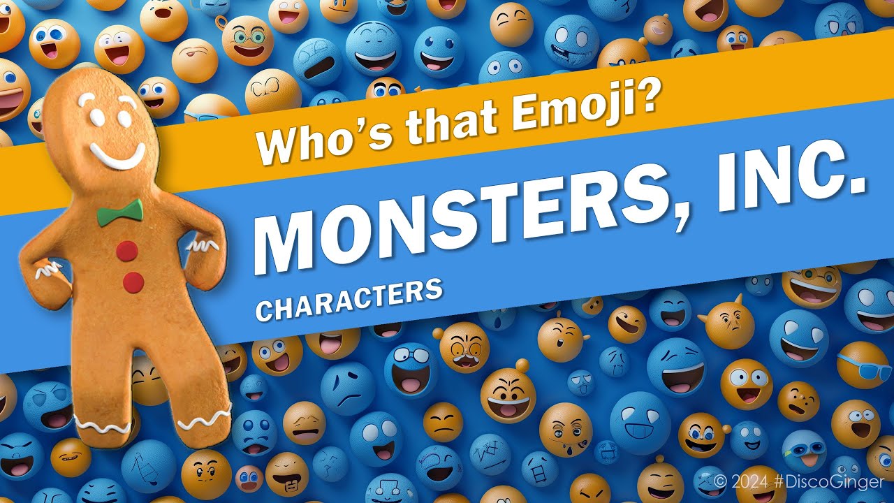 Disney Pixar Monsters, Inc. Emoji Challenge 👹🕵️‍♀️ - YouTube
