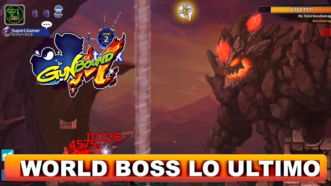 GUNBOUNDM "WORLD BOSS KERAS Y BAKOM NO PUEDEN CONTRA EL NUEVO BOSS ...