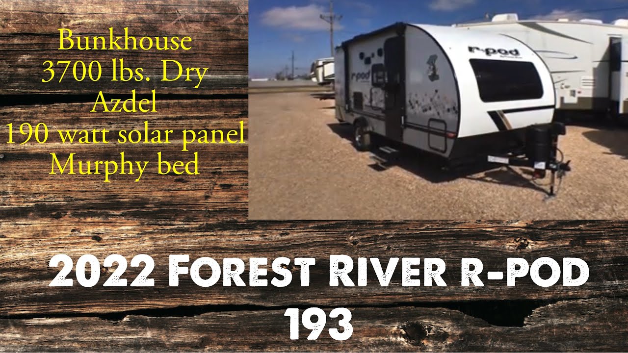 2022 Forest River r-pod 193 Bunkhouse Travel Trailer - YouTube