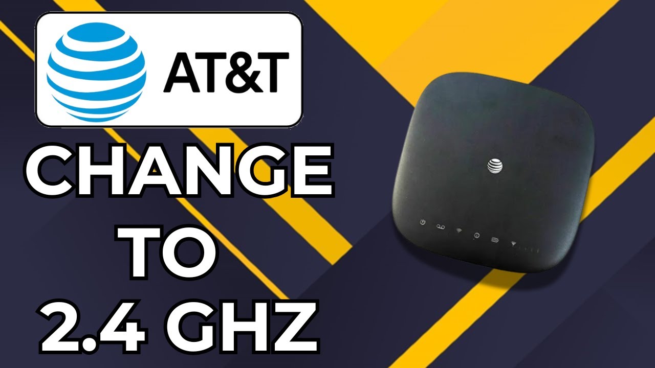 HOW TO CHANGE AT&T ROUTER TO 2.4 GHZ (2025) - YouTube
