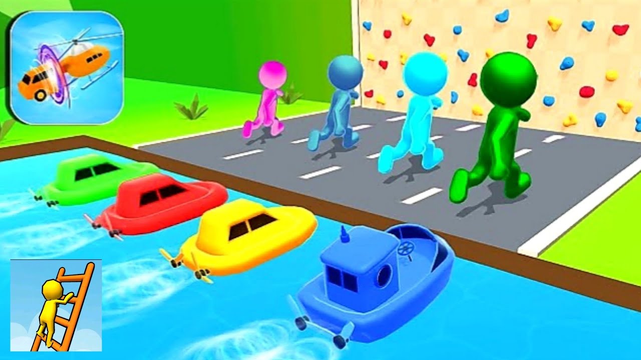 📍💯🔺️Satisfying games Shape Shifting, Muscle Run, Number Run, Hand Run ...