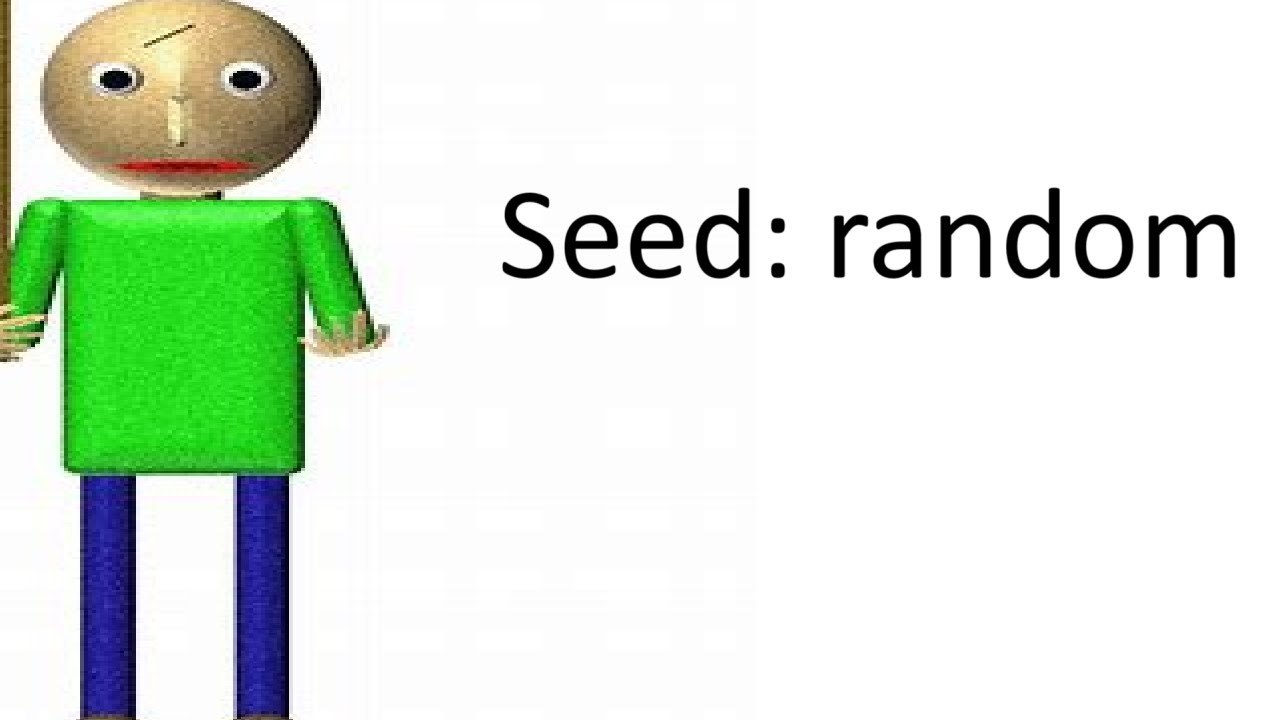 Baldi's Basics Plus V0.3.8 - seed: random (with voice!) - YouTube