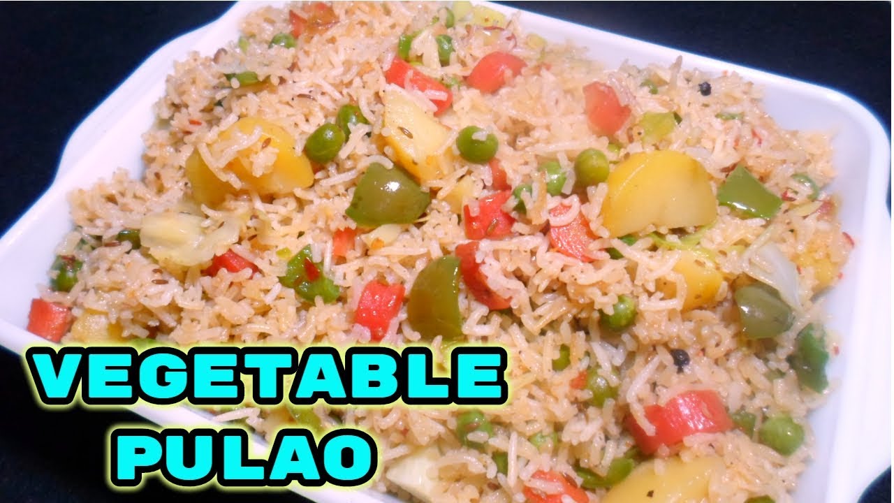 Vegetable pulao restaurant style recipe_How to make vegetable pulao ...