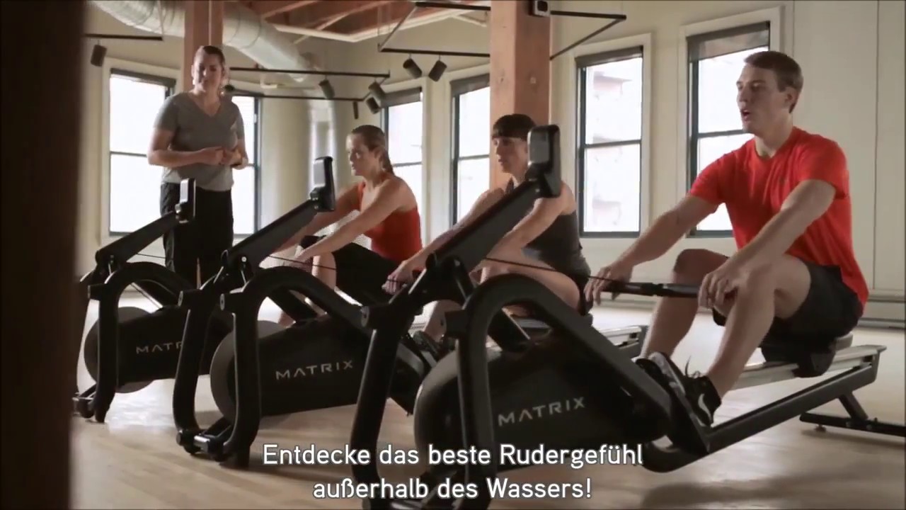 Matrix Rower Studio-Rudergerät - YouTube