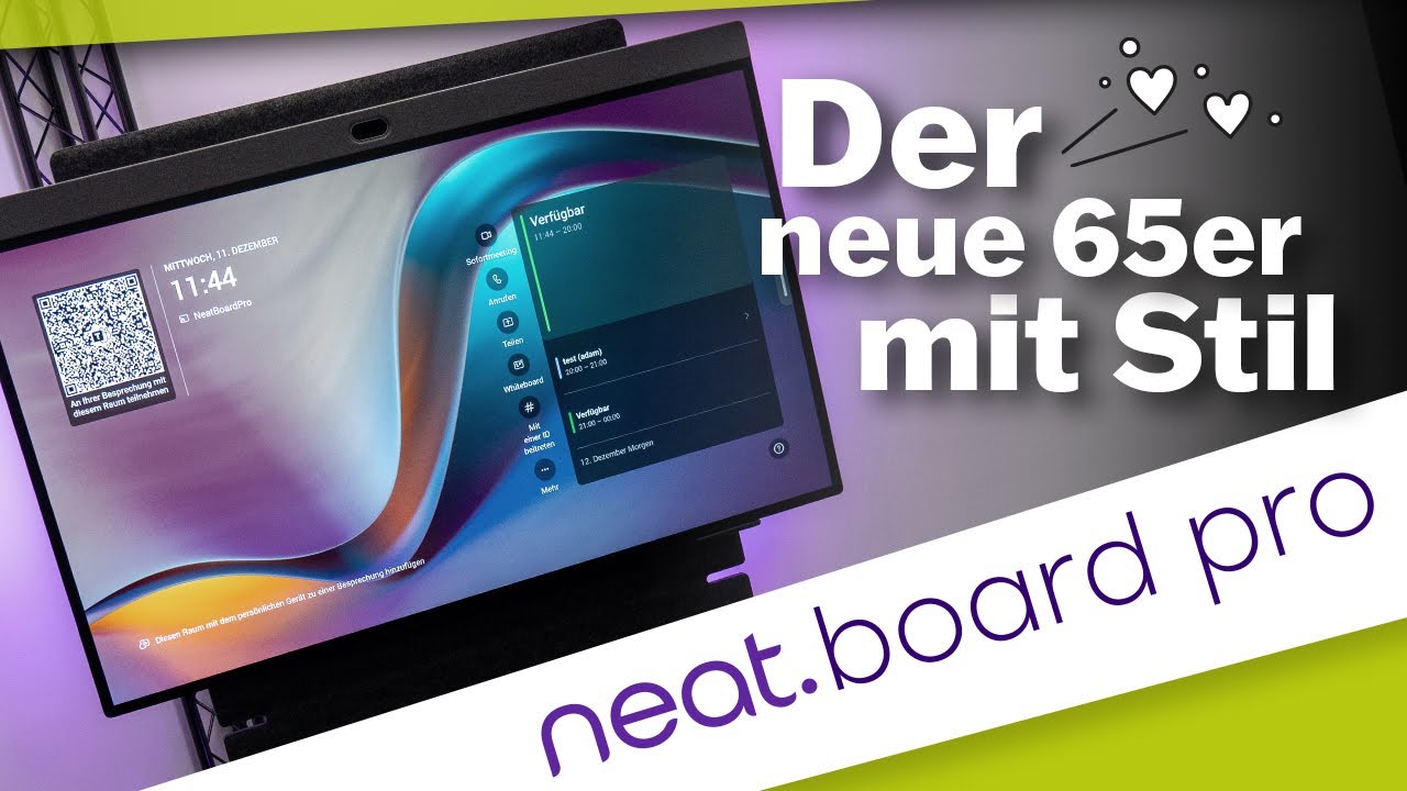 neat.board pro mit Stil und 65Zoll - YouTube